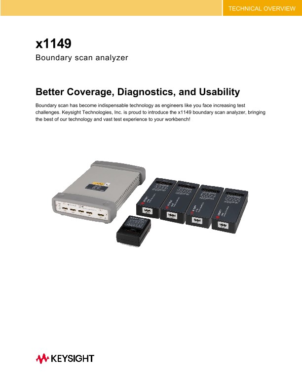 x1149 Boundary Scan Analyzer PDF Asset Page | Keysight